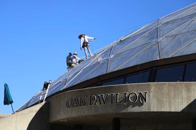 Oak Pavilion dome at Columbia College undergoes $1.2 million in repairs ...