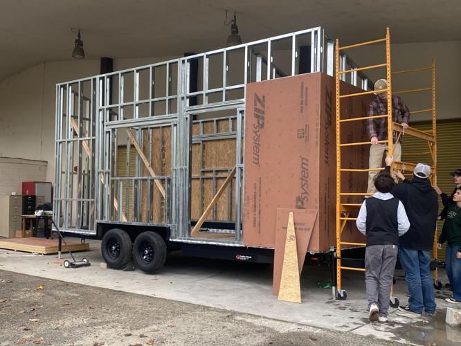 Construction students at Sonora High build trailer-mounted tiny home ...
