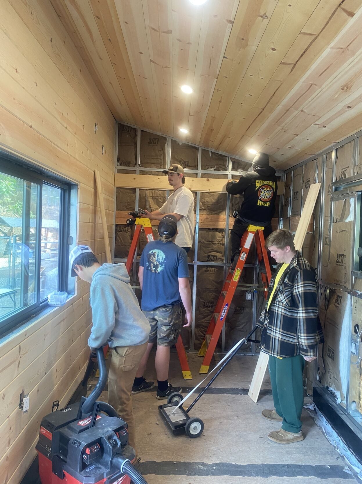 Construction students at Sonora High build trailer-mounted tiny home ...