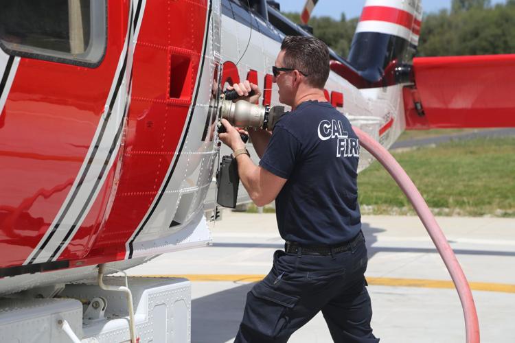 Fire Hawk helicopter ready for fire season at Columbia Air Attack Base ...