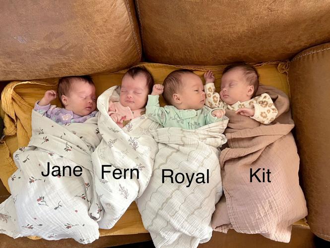 Four of a kind: Tuolumne family doubles in size after giving birth to quadruplets | News ...