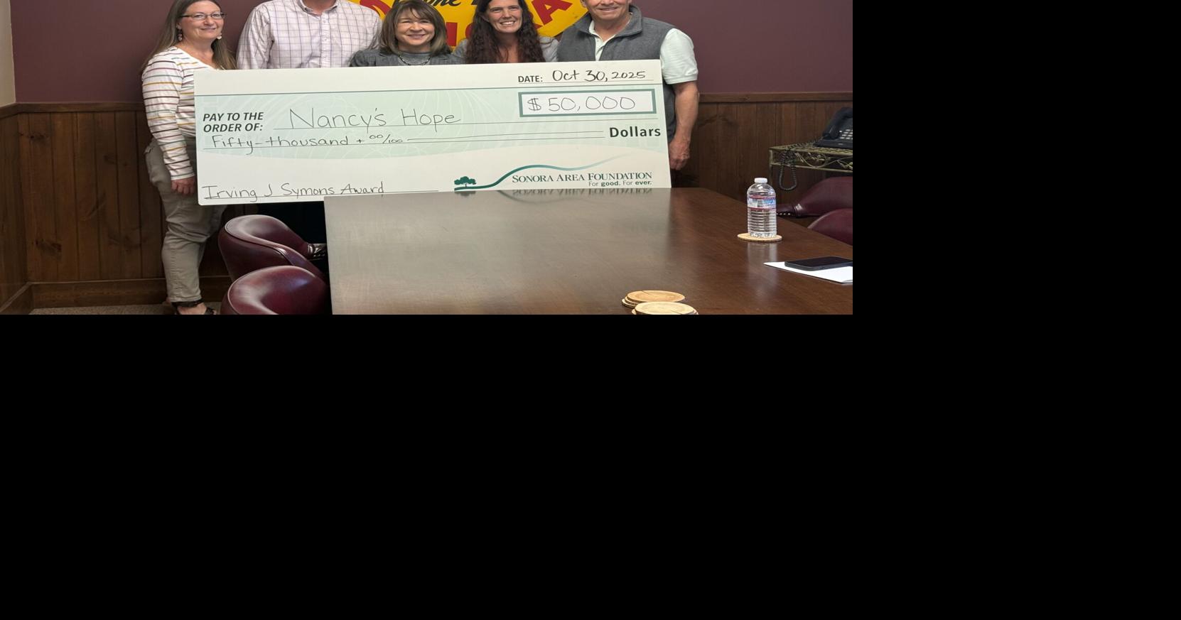 Nancy’s Hope again honored for service to Tuolumne County residents ...