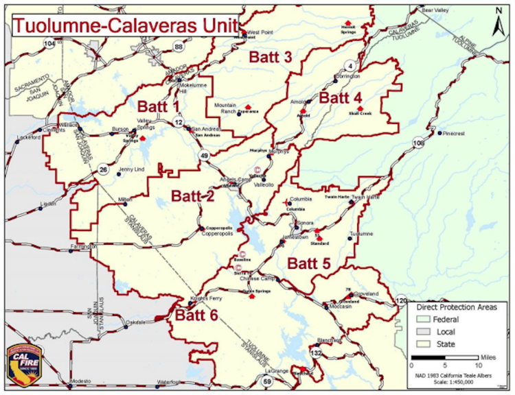 Cal Fire updates strategic fire plan for Tuolumne, Calaveras counties ...