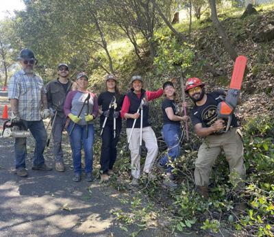 Columbia College climate stewardship class helps clean up Firewise ...