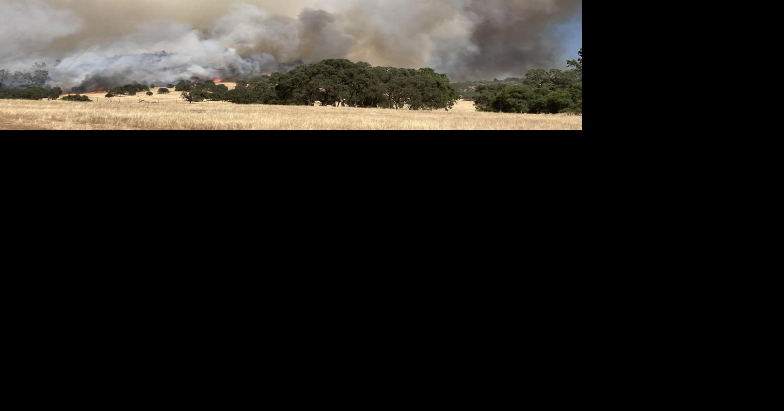 Fast-moving, wind-driven fire blows up northwest of Copperopolis | News ...