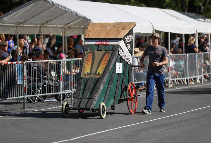 A game of thrones: Competitors chase fast times at Twain Harte Outhouse ...