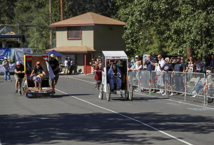 A game of thrones: Competitors chase fast times at Twain Harte Outhouse ...