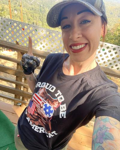 'Bionic Angie': Crystal Falls amputee uses prosthetic fingers to ...