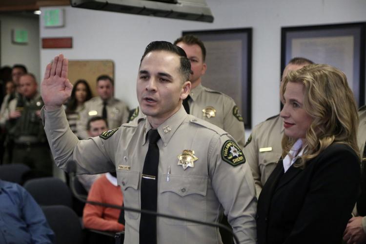 Vasquez sworn in as Tuolumne County sheriff at Board of Supervisors ...
