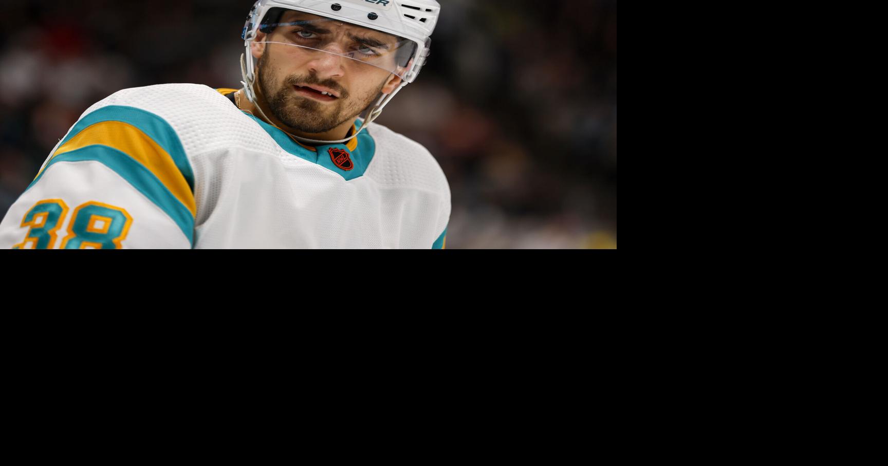 Sharks defenseman explains why trading Mario Ferraro would be ‘a huge ...