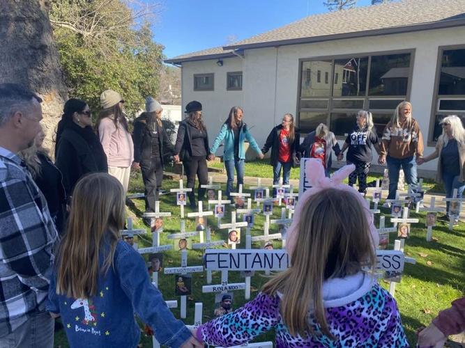 Families of fentanyl victims install memorial in Sonora | News ...
