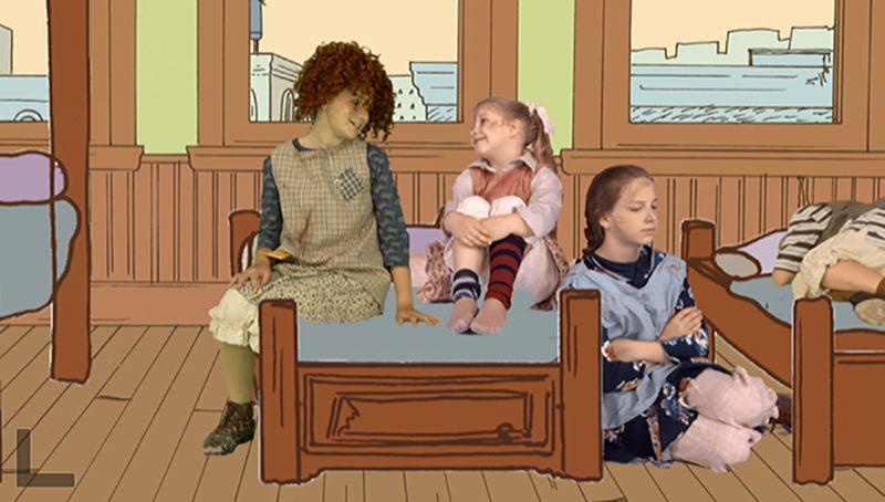 With talent and animation, there's no stage needed for virtual "Annie ...
