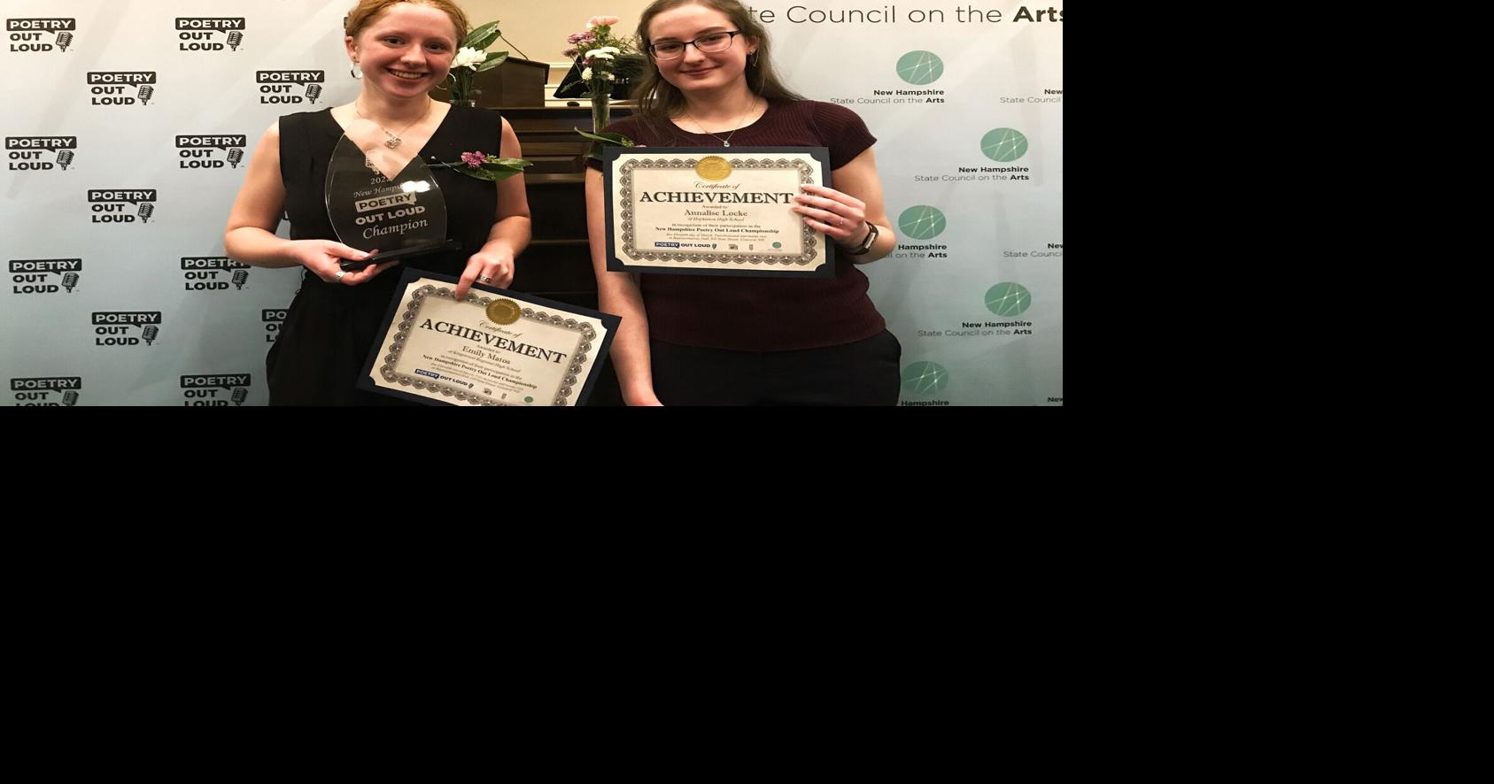 Kingswood Regional High School’s Emily Matos named 2022 NH Poetry Out ...