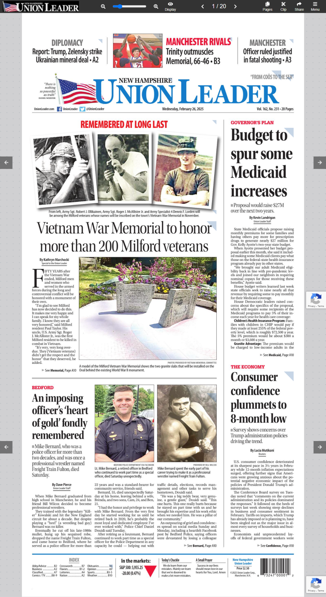 Subscribe | unionleader.com