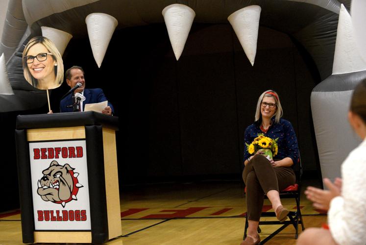 Bedford's DeAngelis wins teacher of the year award for her 'magic and ...