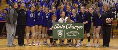 Inter-Lakes girls volleyball team wins second straight state title ...