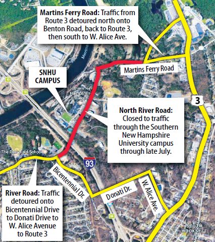 SNHU road construction project creates traffic troubles ...