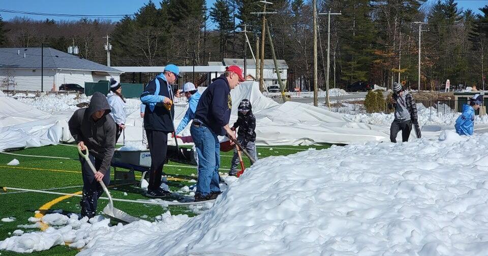 Community helps NH Sportsdome in Goffstown after snow collapses dome ...
