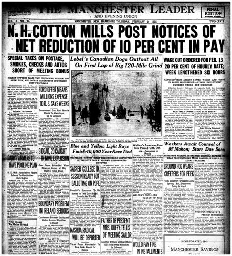 100 years since Amoskeag strike that marked the beginning of the end ...