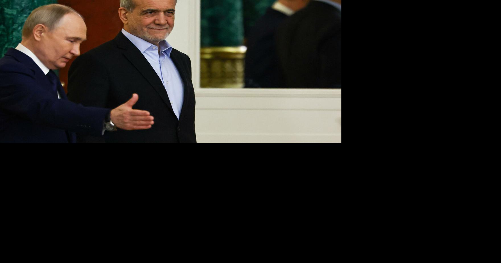 Putin and Iranian president hold Moscow talks ahead of treaty signing ...