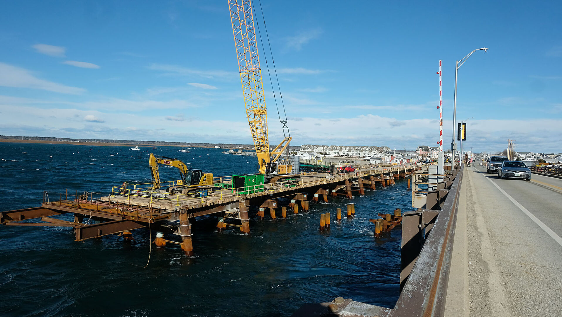 Work continues on new bridge that connects Seabrook and Hampton ...