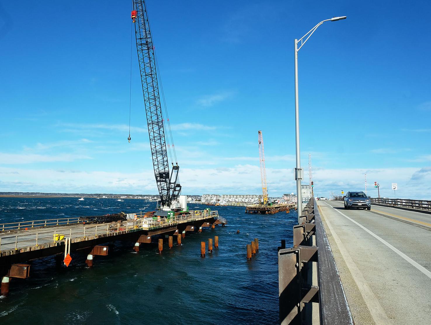 Work continues on new bridge that connects Seabrook and Hampton ...