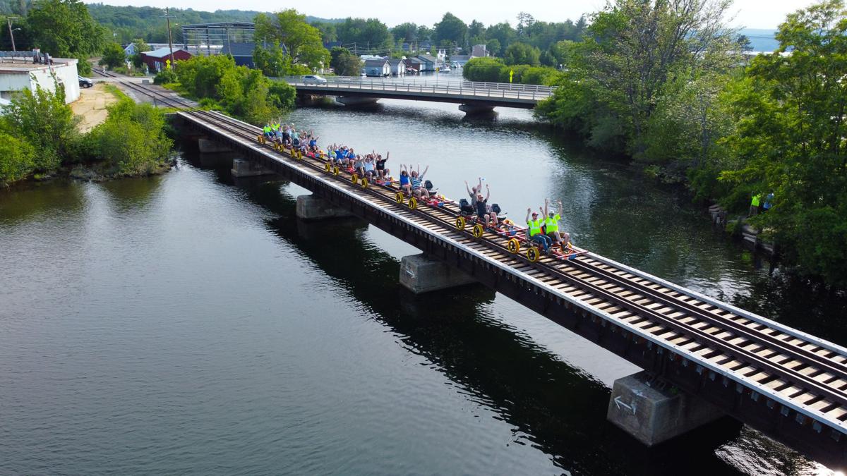 Historic Laconia Train Station comes back to life as hub for Rail Bike ...