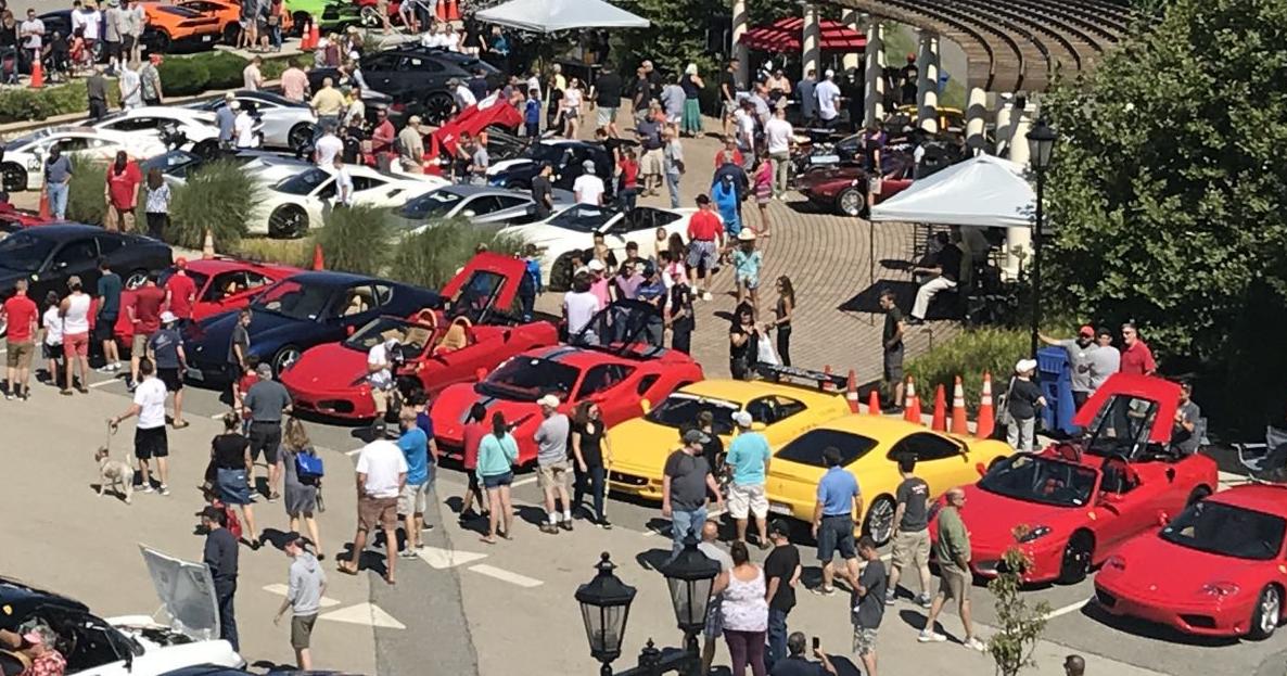 Hundreds of exotic European sports cars hosted by Tuscan Village's Joe ...
