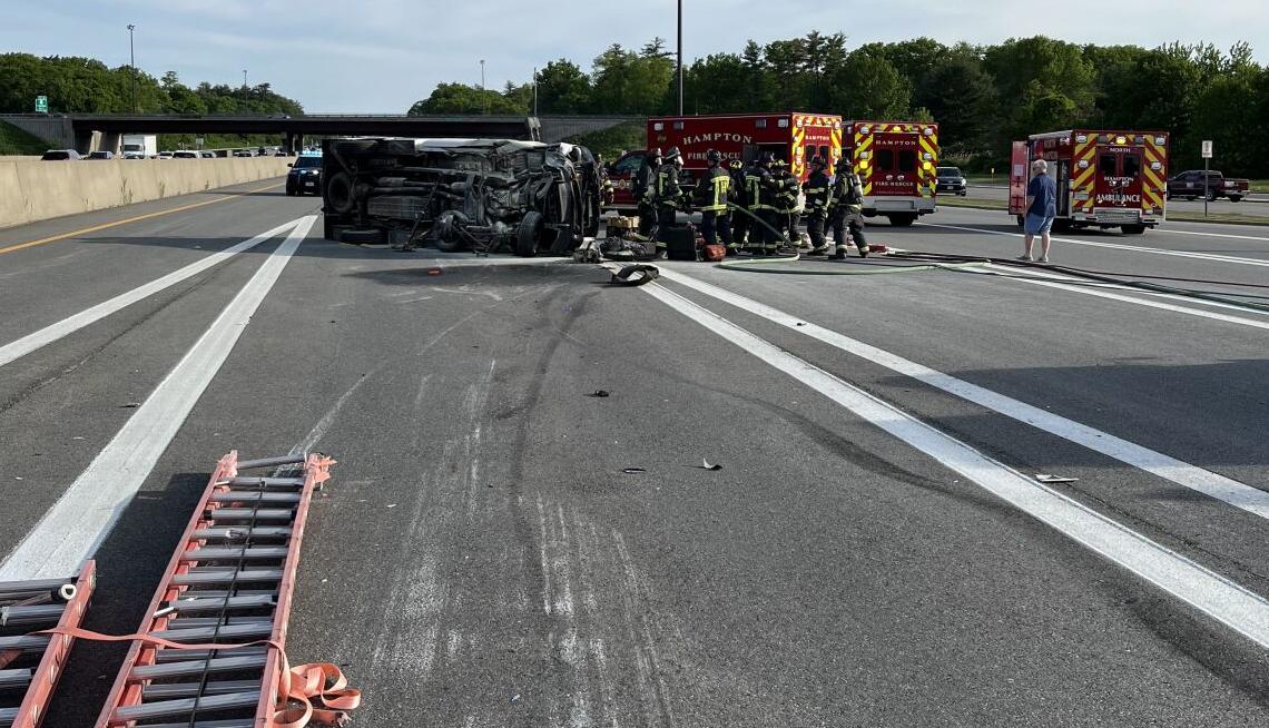 hampton road accident