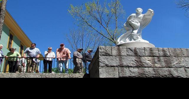 Niobe statue now stands tall atop Great Wall of Sandwich | A&E ...