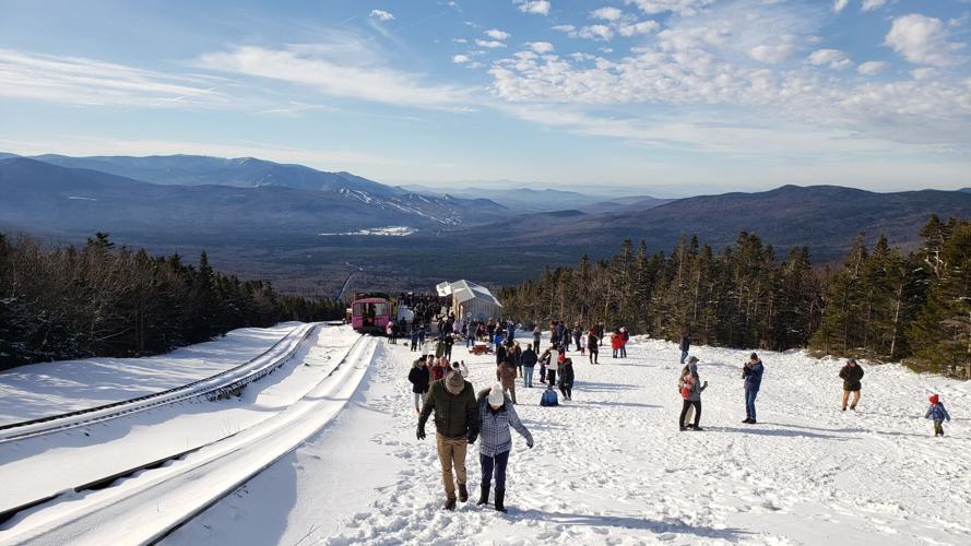 NH Winter: Cog Railway carries winter riders to Waumbek Station ...