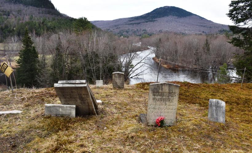 Human remains, gravestones close to sliding into river from Stark ...