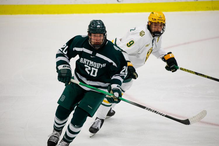Dartmouth's Flinton, of Auburn, a force at both ends of the ice ...