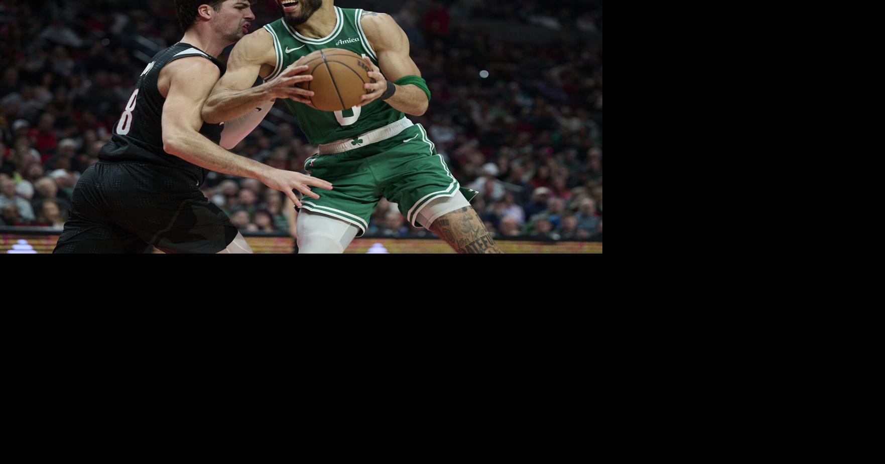 Celtics rain 3-pointers on Blazers, win fifth straight | NBA/Celtics | unionleader.com
