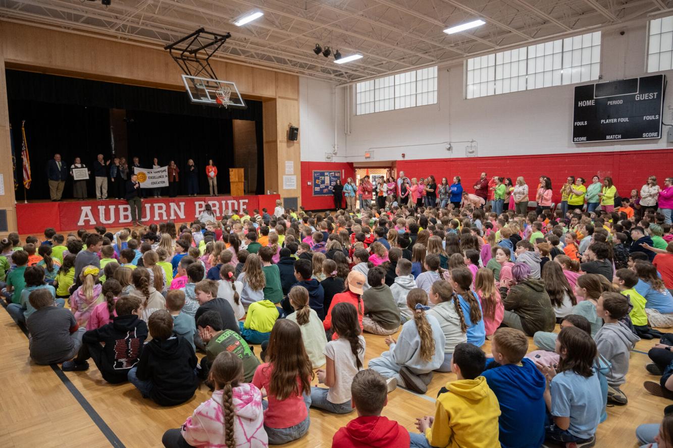 Students at Auburn Village School gather for award announcement ...