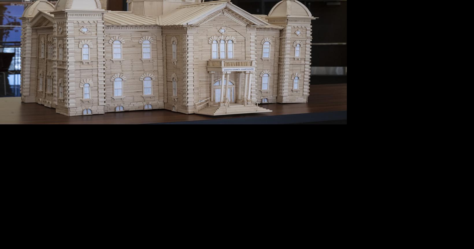 ‘Toothpick Boss’ Jerry Hackett, 85, painstakingly builds replicas of ...