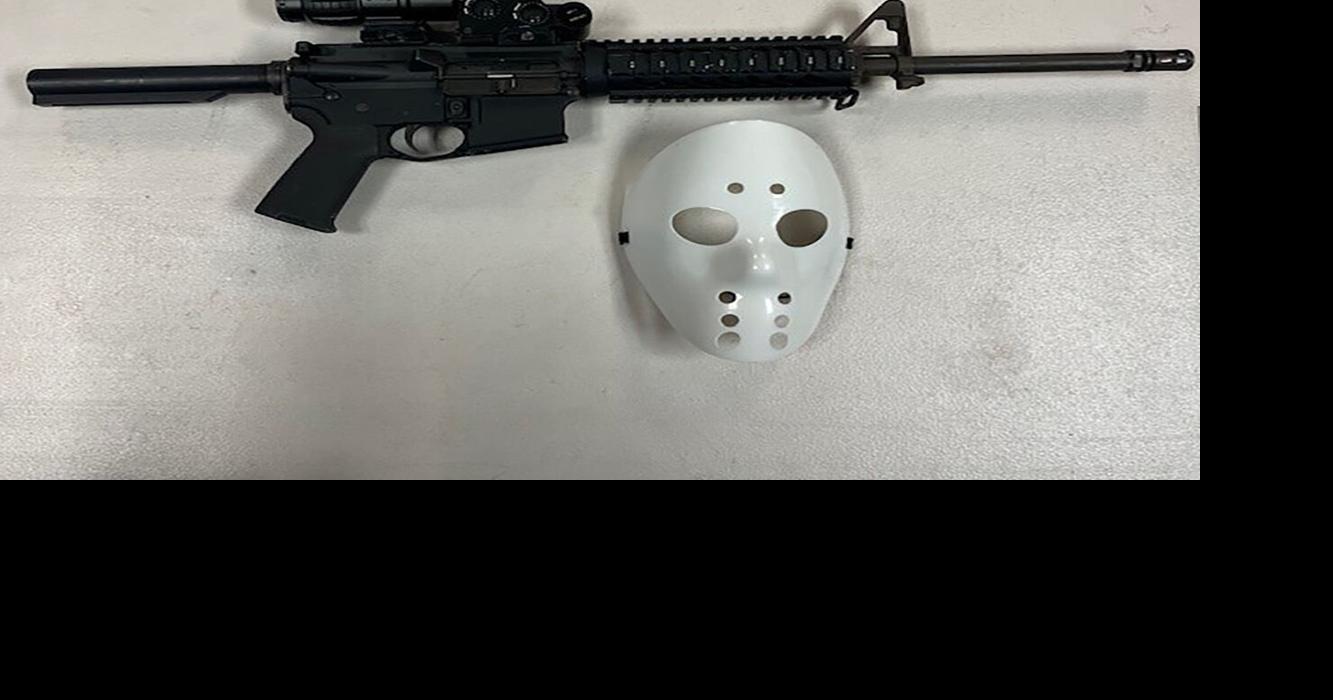 Driver wearing 'Jason' mask arrested with an assault rifle in his ...