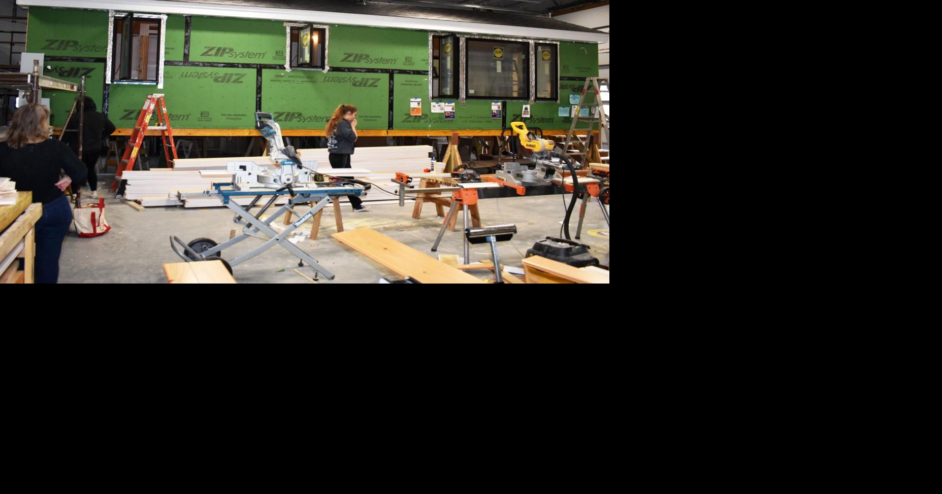 Laconia tech center students building tiny homes, thinking big ...