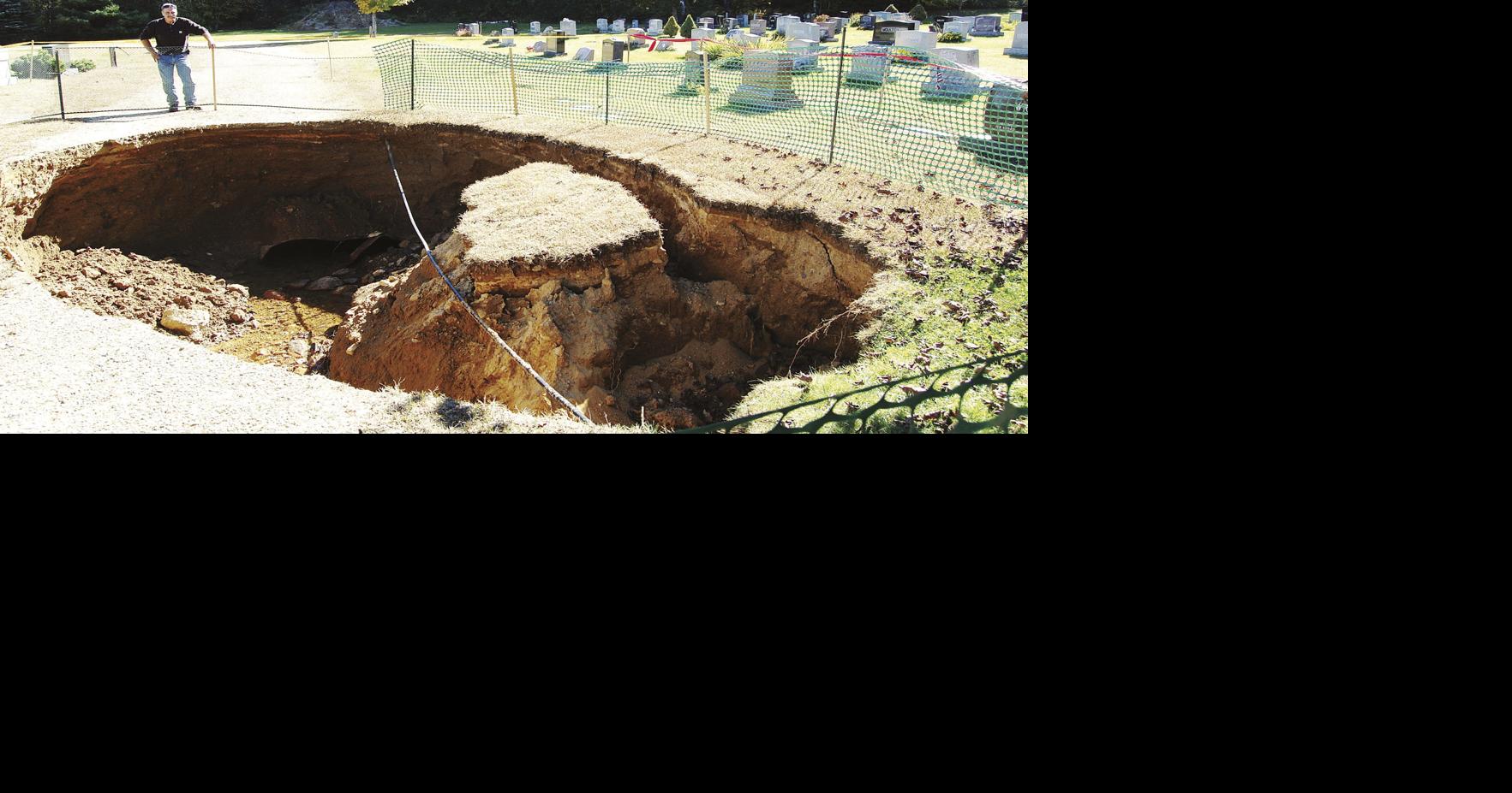 Erosion threatens mausoleum, graves at Union Cemetery in Laconia ...