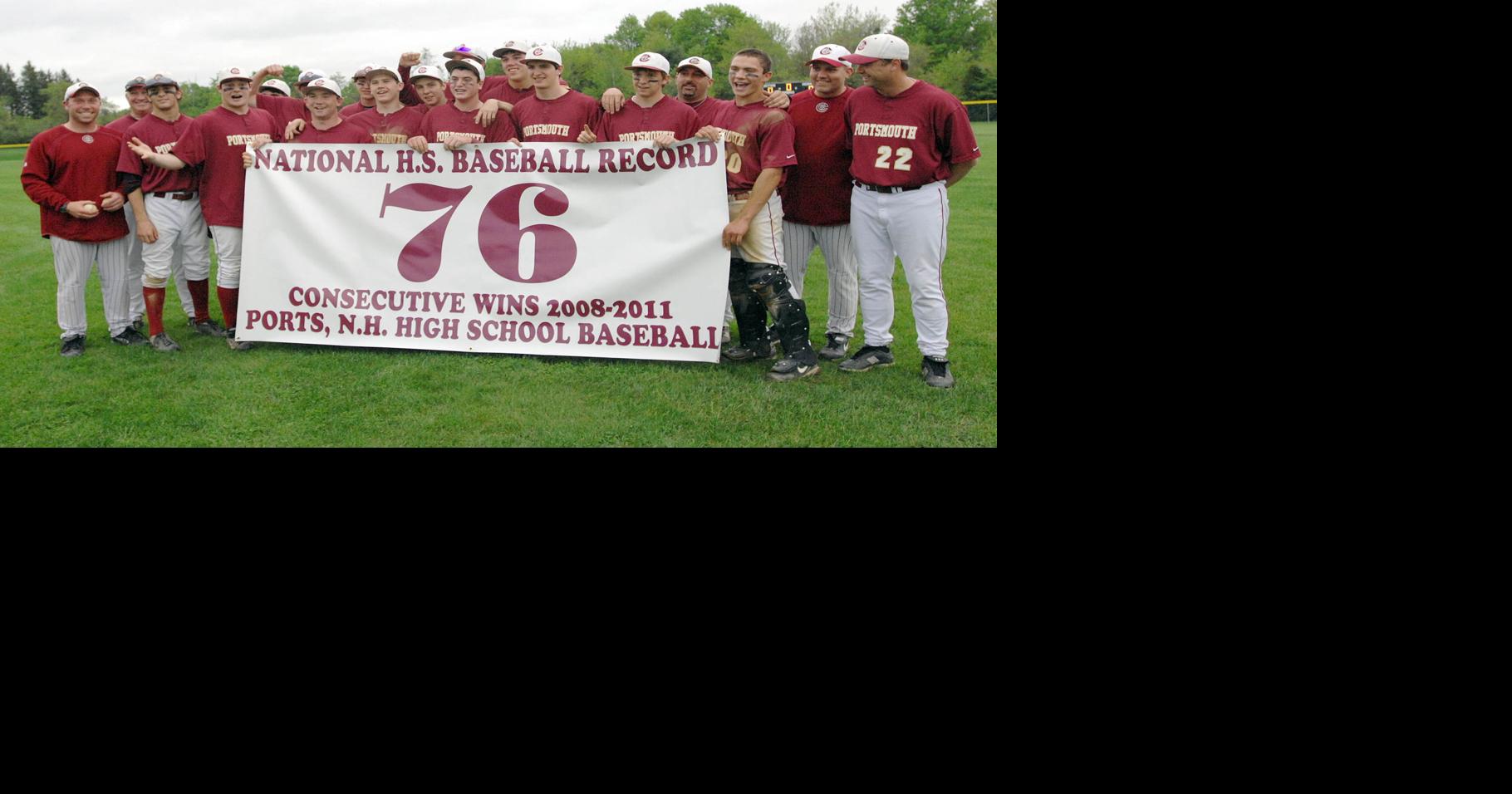 Portsmouth High baseball sets national record | Sports | unionleader.com