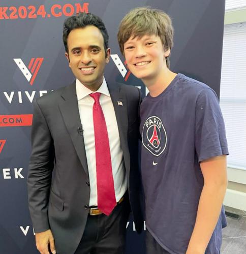 Quinn Mitchell, a 15-year-old pundit in the making, has a voice ...