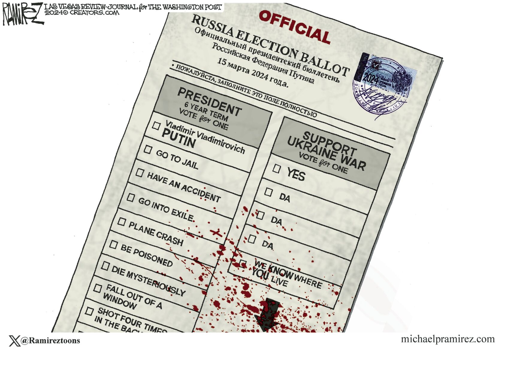 Editorial Cartoon: Michael Ramirez | Cartoons | unionleader.com