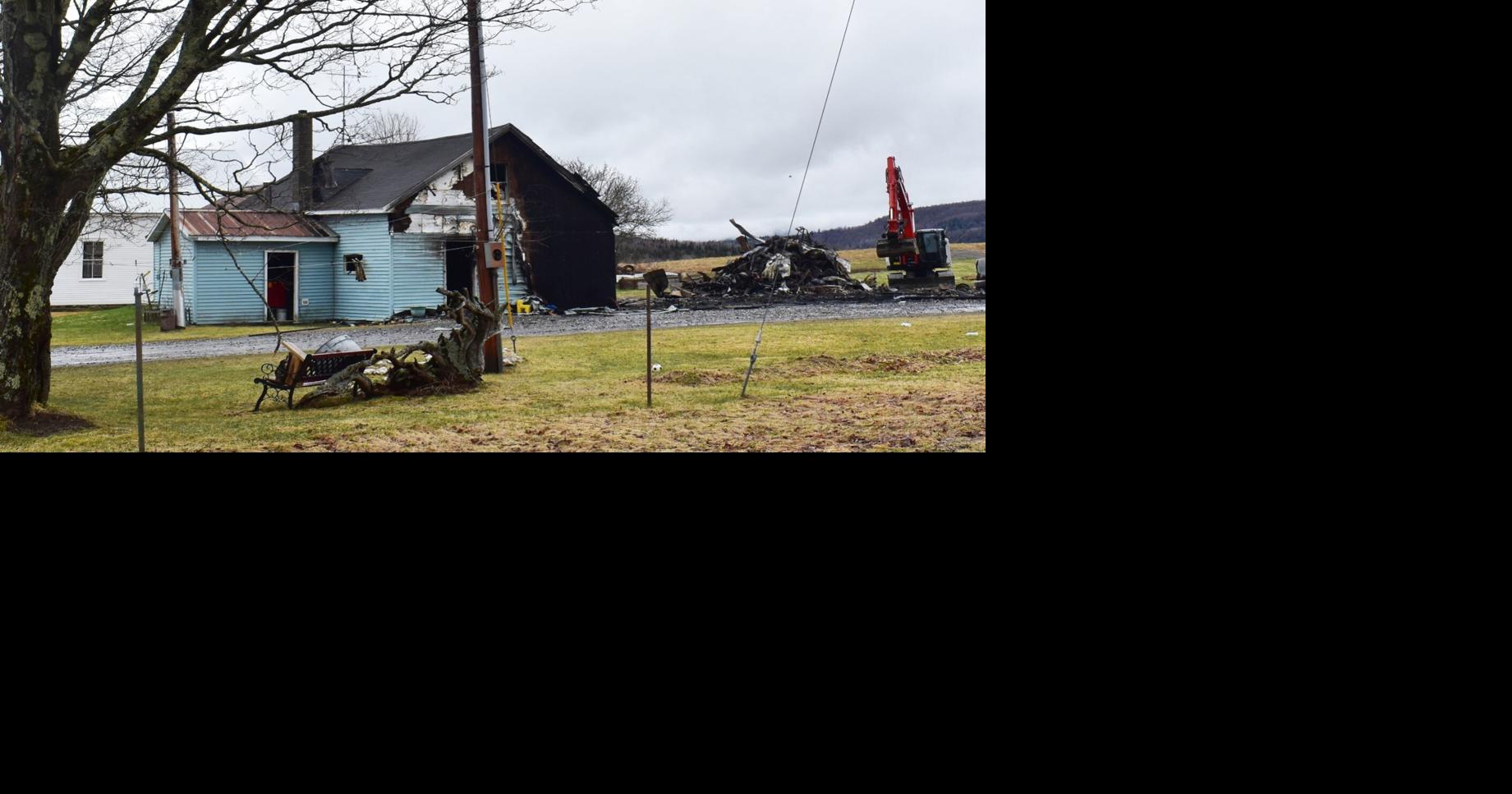 Wind-fanned fire destroys Stewartstown barn, heavily damages residence ...