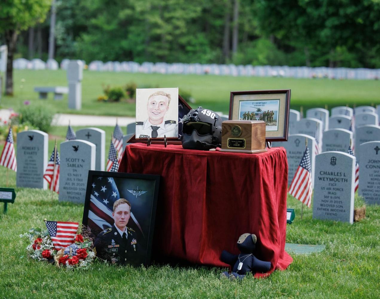 Touching tribute for fallen soldier buried in NH Veterans Cemetery ...
