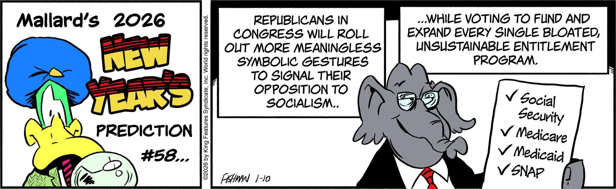 Editorial Cartoon: Mallard Fillmore | Cartoons | unionleader.com