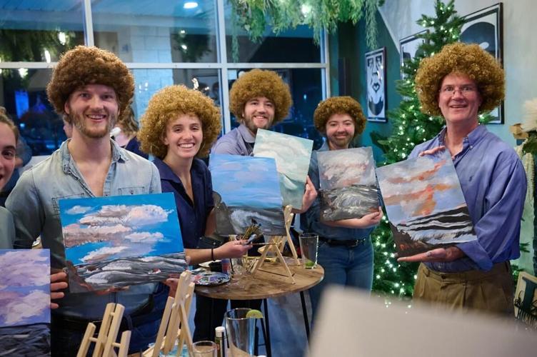 Bob Ross-themed art event raises funds for Dana-Farber | Human Interest ...