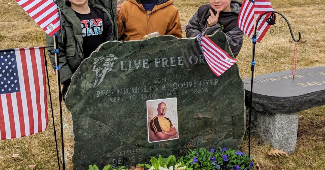 Cub Scouts replace vets' flags at Laconia cemetery | Veterans ...