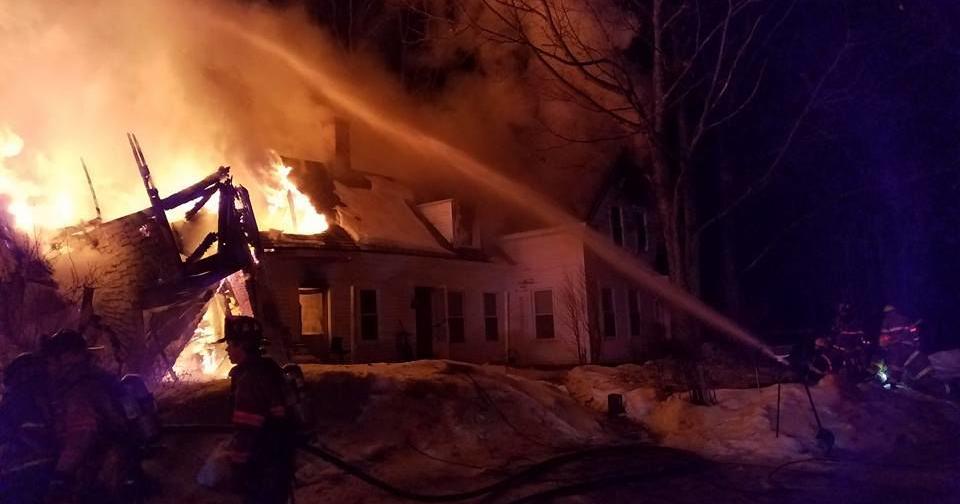 No one injured and family cat is saved, but fire destroys Rumney home ...