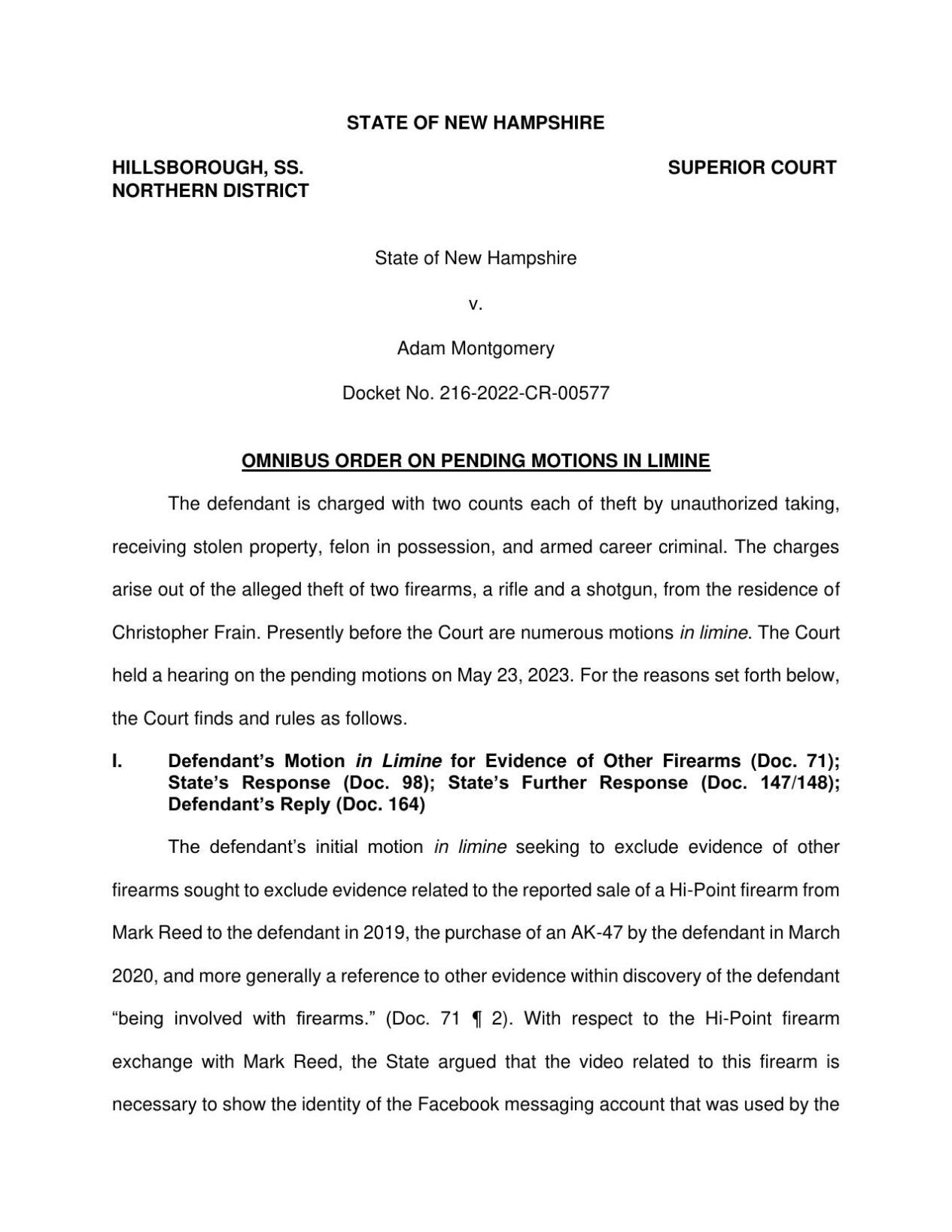 Judge: Montgomery lawyers can point the finger at others for firearm ...