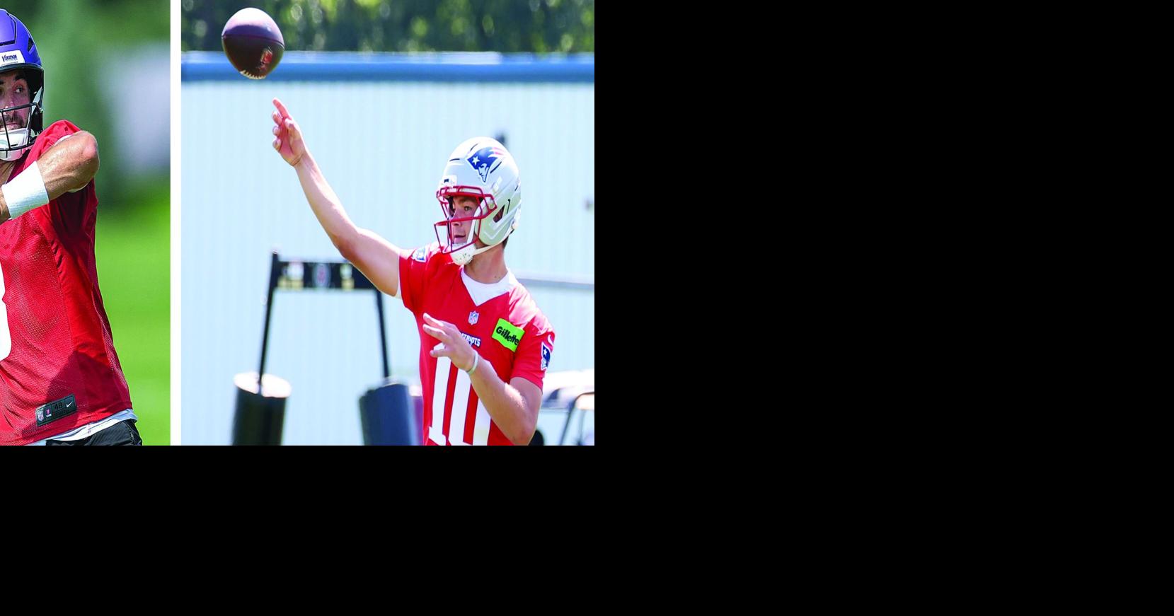 Drake Maye, Sam Howell will reunite at Vikings-Patriots joint practices ...